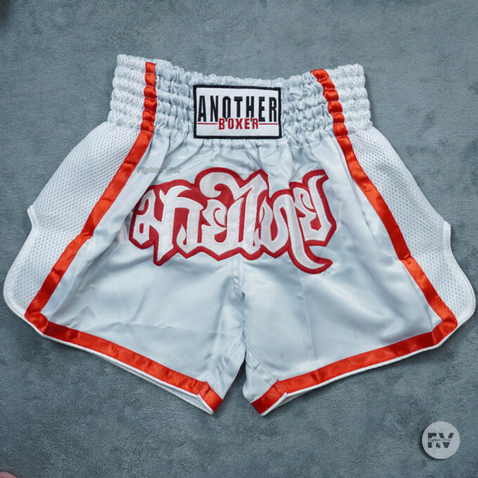 Quần Muay Thái Another Boxer Trắng Sữa | FighterViet