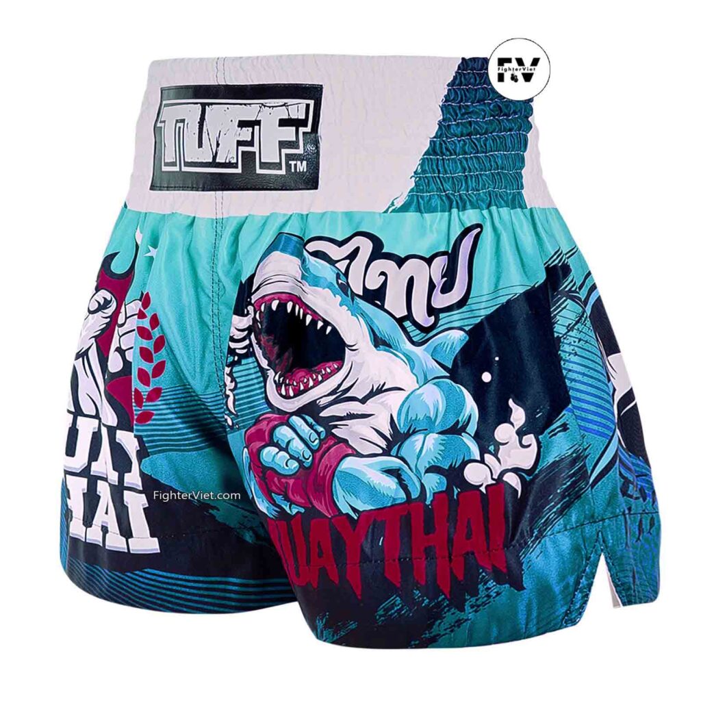 Quần TUFF Muay Thai Boxing Shorts The Carcharodon - TUF-MS673-BLU ...