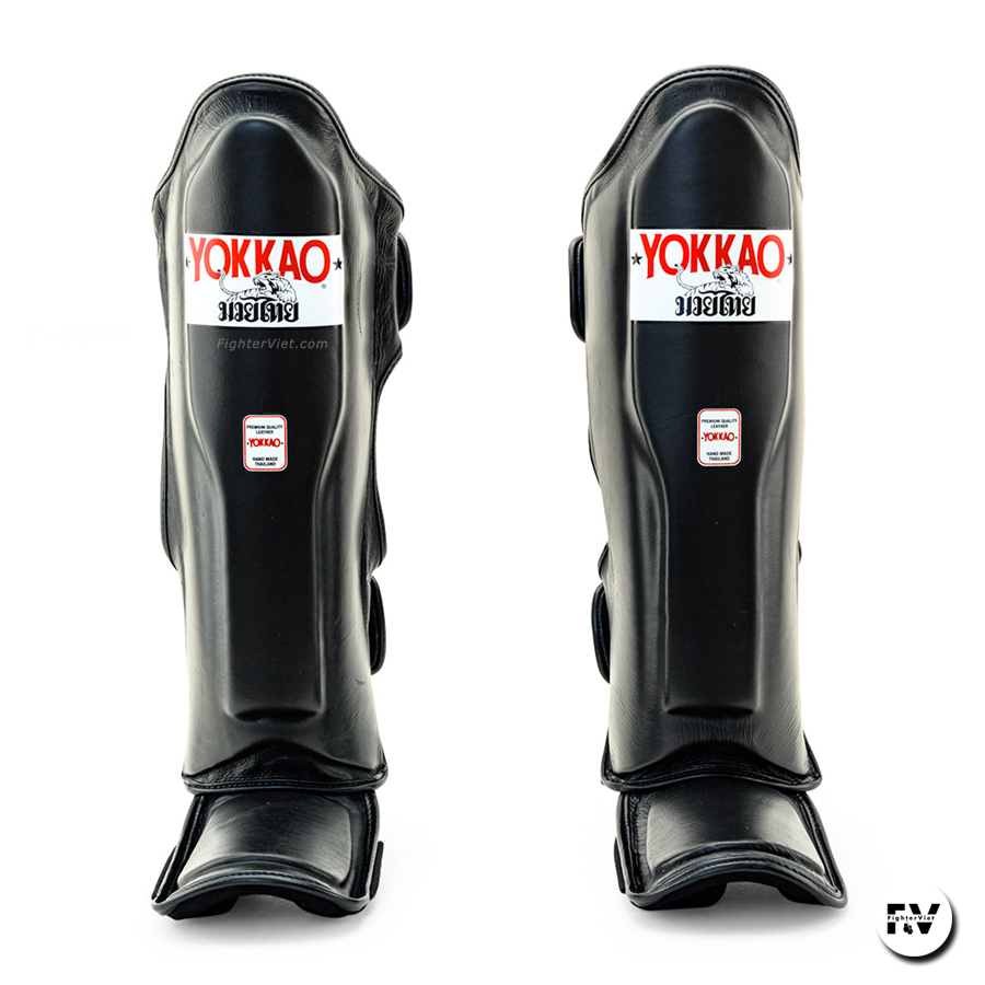 Bảo Hộ Chân YOKKAO Matrix Black - Shin Guards | FighterViet