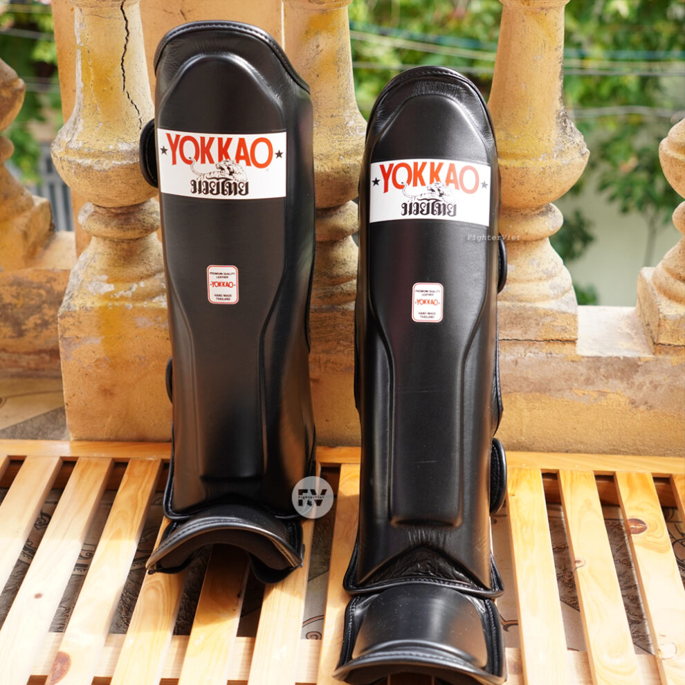 Bảo Hộ Chân YOKKAO Matrix Red - Shin Guards | FighterViet