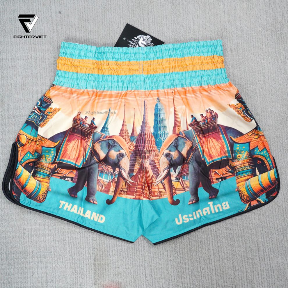 Quần TUFF Muay Thai Boxing Shorts "The Legacy Of Thailand" | FighterViet